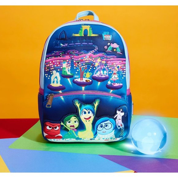 Loungefly | Bags | Loungefly Disney Inside Out Control Panel Glow Mini ...